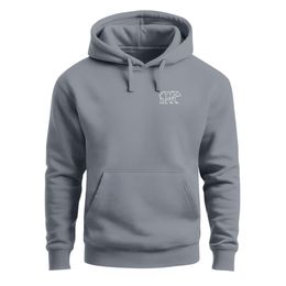 Neverless Sweatshirt 'B&auml;r Lineart Polygon' Herren Gr&ouml;&szlig;e XL grau