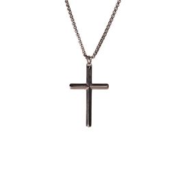 Eternal Kette 'Klassische Kreuz' Herren Gr&ouml;&szlig;e 55 silber