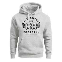 Neverless Sweatshirt 'Football NYC' Herren Gr&ouml;&szlig;e S grau