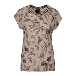 Madeleine Mode Madeleine Shirt Damen Gr&ouml;&szlig;e L beige / schwarz