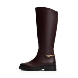 Tommy Hilfiger Stiefel Damen Gr&ouml;&szlig;e 42 gold Winterschuhe