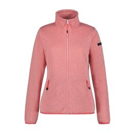 Icepeak Funktionsfleecejacke 'Aikes' Damen Gr&ouml;&szlig;e S koralle / wei&szlig;