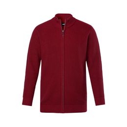 Men Plus Strickjacke Herren Gr&ouml;&szlig;e L weinrot