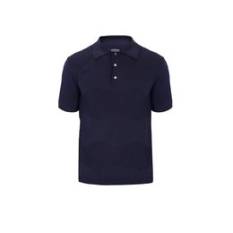 Distretto12 Poloshirt 'Hexagons Zed' Herren Gr&ouml;&szlig;e S dunkelblau