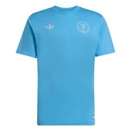 adidas originals T-Shirt 'Inter Miami CF' Herren Gr&ouml;&szlig;e XXXL himmelblau / rosa / wei&szlig;