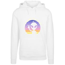 F4NT4STIC Sweatshirt 'Alien Peace Sunset' Damen Gr&ouml;&szlig;e XXL blau / gelb / lila / wei&szlig;