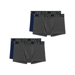 HOM Retro Boxer ' Boxerlines HO1 ' Herren Gr&ouml;&szlig;e XXL navy / anthrazit