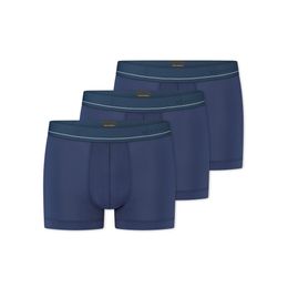Schiesser Boxershorts 'Pure Micro' Herren Gr&ouml;&szlig;e L dunkelblau