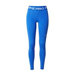 Nike Sporthose 'Pro' Damen Gr&ouml;&szlig;e L royalblau / wei&szlig;