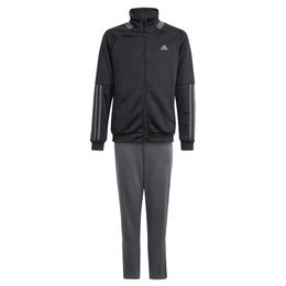 adidas Sportswear Trainingsanzug 'Sereno' Jungen Gr&ouml;&szlig;e 164 grau / dunkelgrau / schwarz