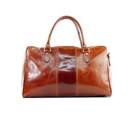 Lepelou Weekender 'MATTEO' Damen Gr&ouml;&szlig;e 43 cm x 30 cm x 23cm cognac