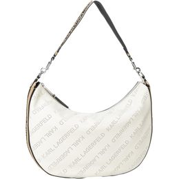 K by KARL LAGERFELD Karl Lagerfeld Schultertasche 'Moon' Damen Gr&ouml;&szlig;e One Size kitt / schwarz / offwhite