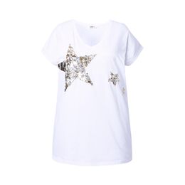Angel of Style T-Shirt Damen Gr&ouml;&szlig;e XXXL silber / wei&szlig;