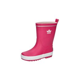 Lico Gummistiefel Jungen Gr&ouml;&szlig;e 26 pink / wei&szlig;