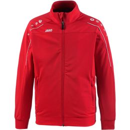 Jako Sportjacke 'Classico' Jungen Gr&ouml;&szlig;e 104 knallrot / wei&szlig;