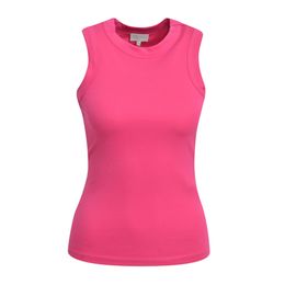 Milano Italy Geripptes Tanktop Damen Gr&ouml;&szlig;e L fuchsia