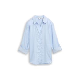 Tom Tailor Bluse Damen Gr&ouml;&szlig;e XXL hellblau / silber