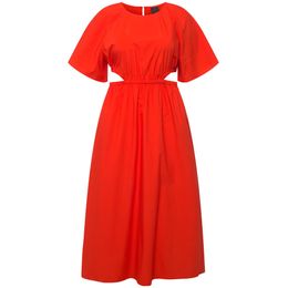 Ulla Popken Kleid Damen Gr&ouml;&szlig;e 42/44 orange Winterkleid
