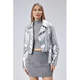 Home Store Jacke Damen Gr&ouml;&szlig;e M silber