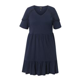 Ulla Popken Kleid Damen Gr&ouml;&szlig;e 58/60 marine Winterkleid