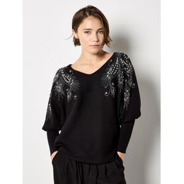 Apricot Pullover Damen Gr&ouml;&szlig;e S schwarz