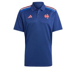 adidas Performance Trikot 'France Rugby Home Supporter' Herren Gr&ouml;&szlig;e XXL dunkelblau / pink / wei&szlig;