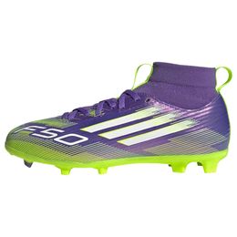 adidas Performance Fu&szlig;ballschuh 'F50 League' Jungen Gr&ouml;&szlig;e 28.5 apfel / lila / offwhite