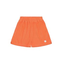 KnowledgeCotton Apparel Shorts 'Posey' Damen Gr&ouml;&szlig;e 38 dunkelblau / orange / wei&szlig;