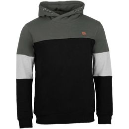 INDICODE Jeans Sweatshirt Herren Gr&ouml;&szlig;e S grau / schwarz / wei&szlig;