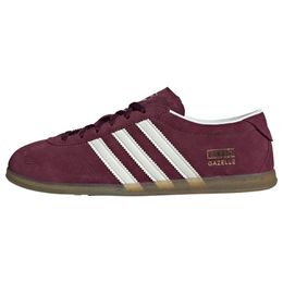 adidas originals Sneaker 'Gazelle' Herren Gr&ouml;&szlig;e 44 gold / weinrot / wei&szlig;
