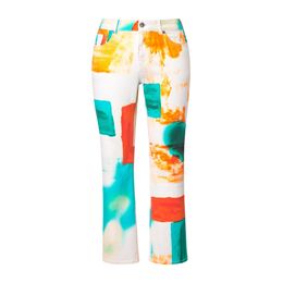 Angel of Style Jeans Damen Gr&ouml;&szlig;e 39/40 aqua / orange / rot / wei&szlig;