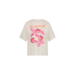Fabienne Chapot Shirt Damen Gr&ouml;&szlig;e XS creme / gelb / orange / pink
