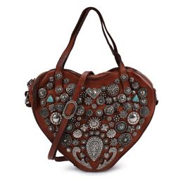 Campomaggi Handtasche 'Valentia' Damen Gr&ouml;&szlig;e One Size cognac