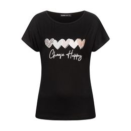 Cloud5ive T-Shirt Damen Gr&ouml;&szlig;e XS hellgrau / puder / schwarz / wei&szlig;