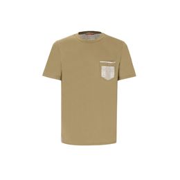 Distretto12 T-Shirt 'Modos' Herren Gr&ouml;&szlig;e S hellbeige / oliv