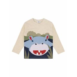 HUST & CLAIRE Hust & Claire Shirt 'HCAnton Hippo' Jungen Gr&ouml;&szlig;e 110 beige