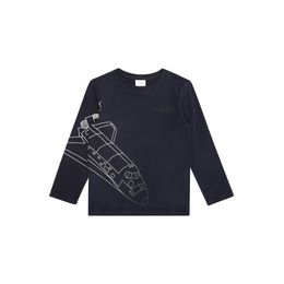 s.Oliver Shirt Jungen Gr&ouml;&szlig;e 128/134 navy / dunkelgrau / wei&szlig;