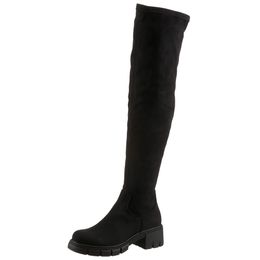 Aniston Overknees Damen Gr&ouml;&szlig;e 39 schwarz Winterschuhe