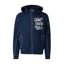 CAMP DAVID Jacke Herren Gr&ouml;&szlig;e XL dunkelblau / wei&szlig;