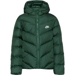 Nike Sportswear Jacke 'NSW ADP' M&auml;dchen Gr&ouml;&szlig;e 128/134 tanne / wei&szlig;