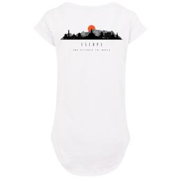 F4NT4STIC T-Shirt 'Escape Discover the World Asian Town' Damen Gr&ouml;&szlig;e S wei&szlig;