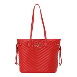 19V69 Italia Shopper 'Blagica' Damen Gr&ouml;&szlig;e One Size gold / rot