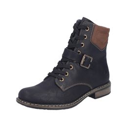Rieker Schn&uuml;rstiefel '71200' Damen Gr&ouml;&szlig;e 38 braun / schwarz Winterschuhe