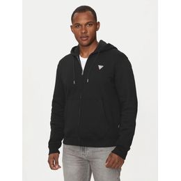 Guess Sweatjacke Herren Gr&ouml;&szlig;e S schwarz
