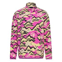 Jack Wolfskin Pullover Damen Gr&ouml;&szlig;e XXL mokka / pink / schwarz