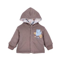 Nini Sweatjacke Gr&ouml;&szlig;e 62 blau / taupe / orange