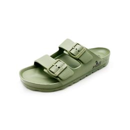 THIES Pantolette 'THIES 1856 Ecofoam Sandal vegan' Damen Gr&ouml;&szlig;e 42 khaki