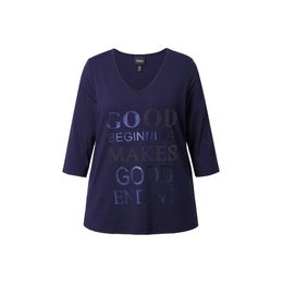 Ulla Popken Shirt Damen Gr&ouml;&szlig;e 5XL/6XL marine