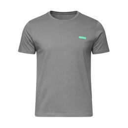 Ombre T-Shirt Herren Gr&ouml;&szlig;e L aqua / grau