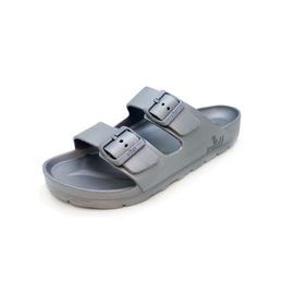 THIES Pantolette 'THIES 1856 Ecofoam Sandal' Damen Gr&ouml;&szlig;e 38 silber